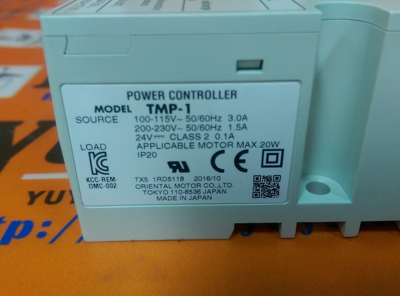 ORIENTAL MOTOR TMP-1 POWER CONTROLLER - 裕益科技自動化設備可程式編碼器PLC分散式控制系統DCS
